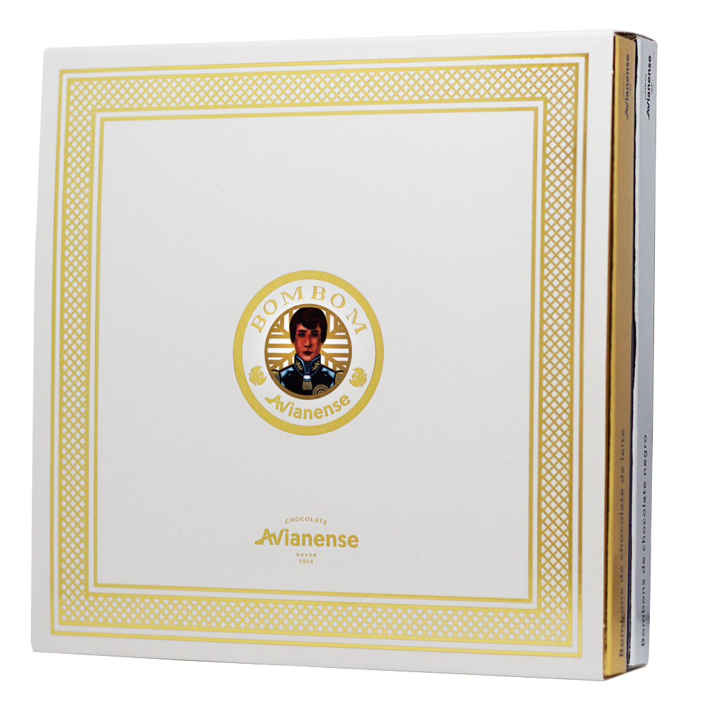 Bombons de Chocolate de Leite e Negro Imperador Avianense 320g ...